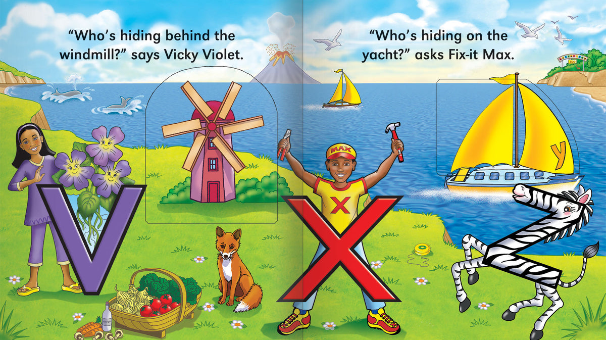 Who's Hiding? (flap book) [Classic] – Letterland USA