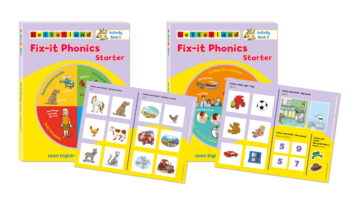 Fix-it Phonics - Starter Level - Student Pack [Classic] – Letterland USA