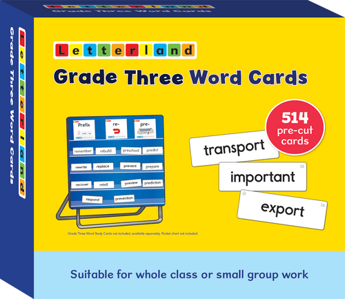 Grade Three Word Cards – Letterland USA