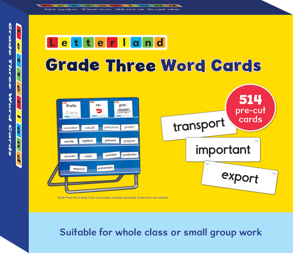 Grade Three Word Cards – Letterland USA