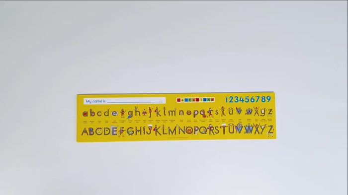 Alphabet Desk Strip (pack of 10) [Classic] – Letterland USA
